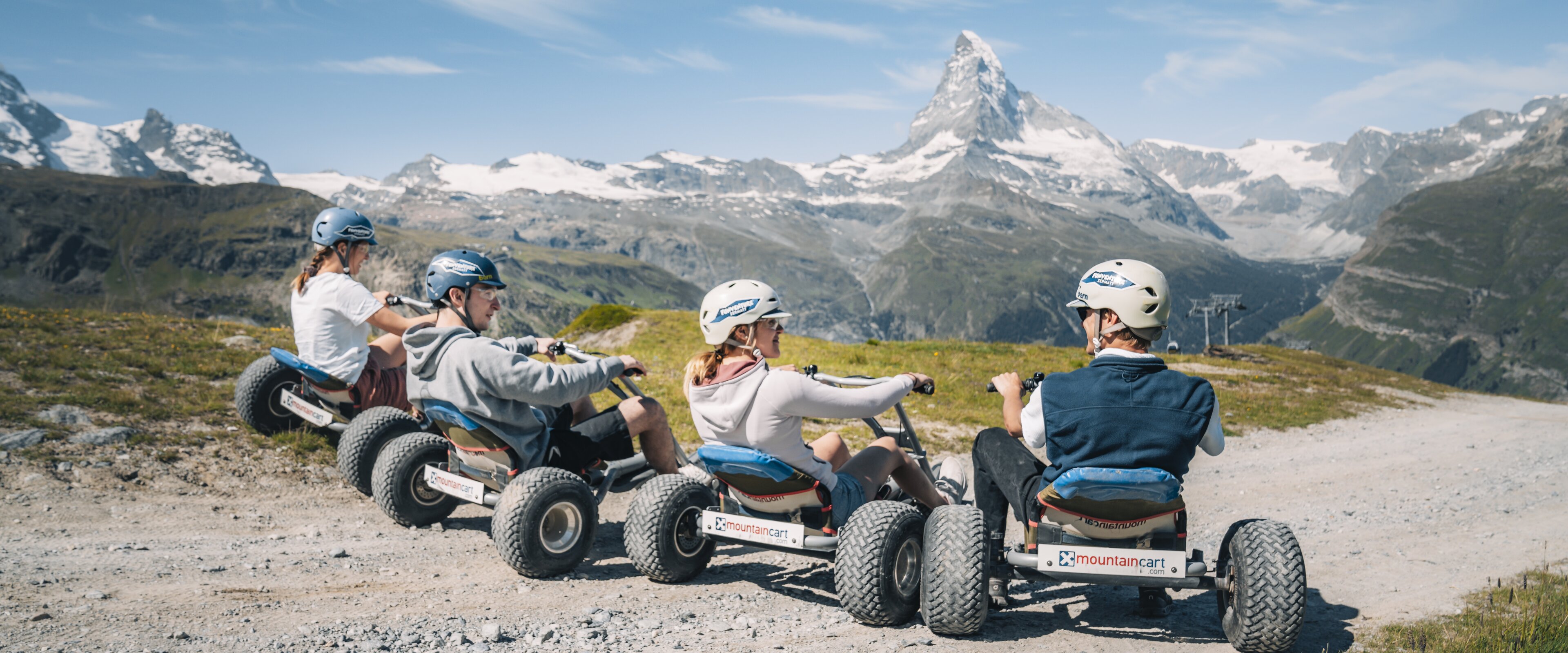 mountain cart ride in Zermatt | Zermatt Bergbahnen